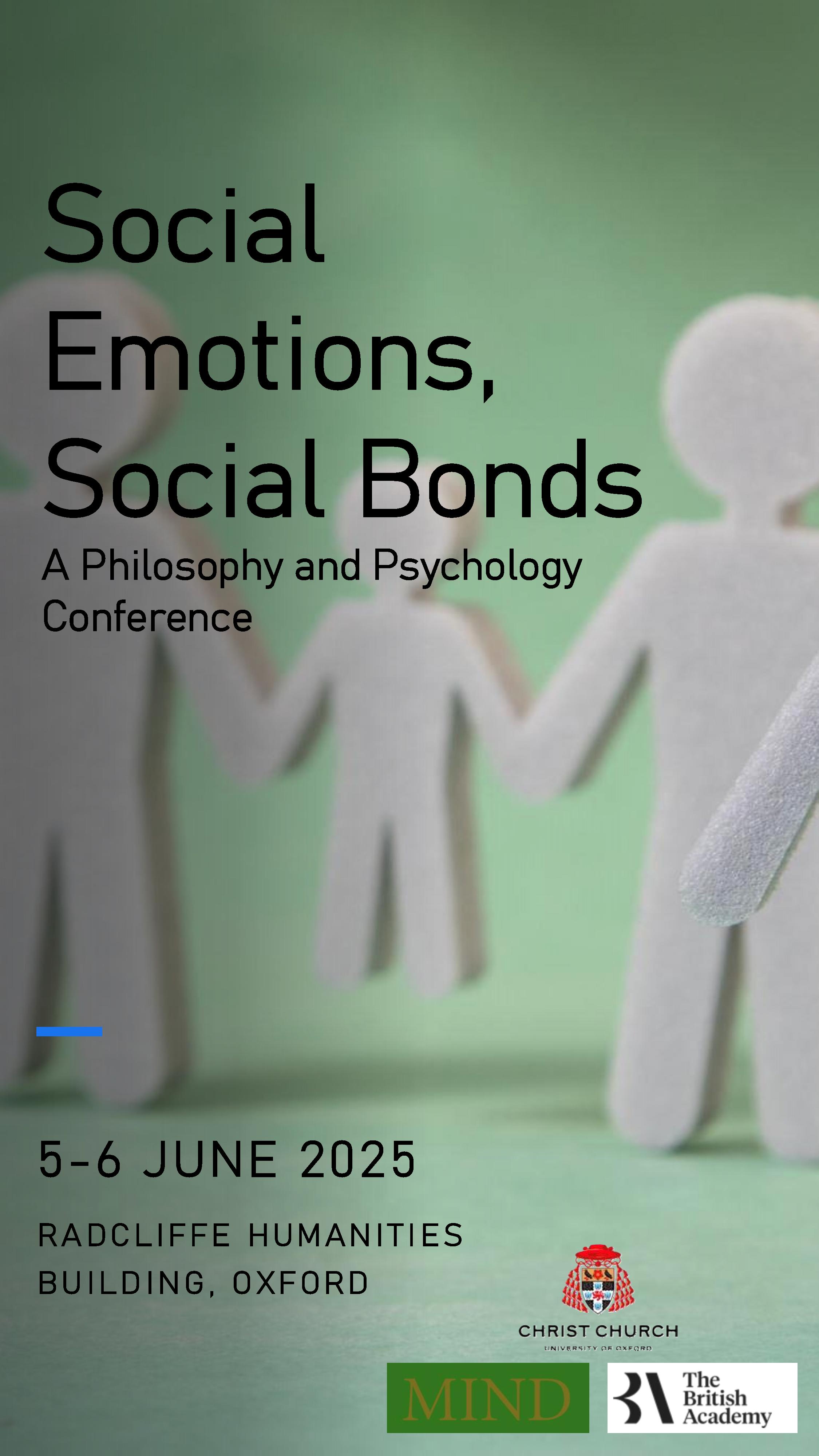 Social Emotions Conference (Register for June) | Faculty of Philosophy